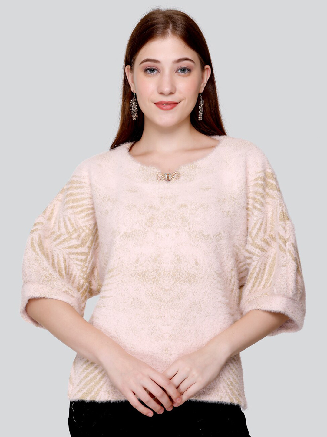 Buy Elthia Self Design Wool Top - Tops for Women 24978388 | Myntra