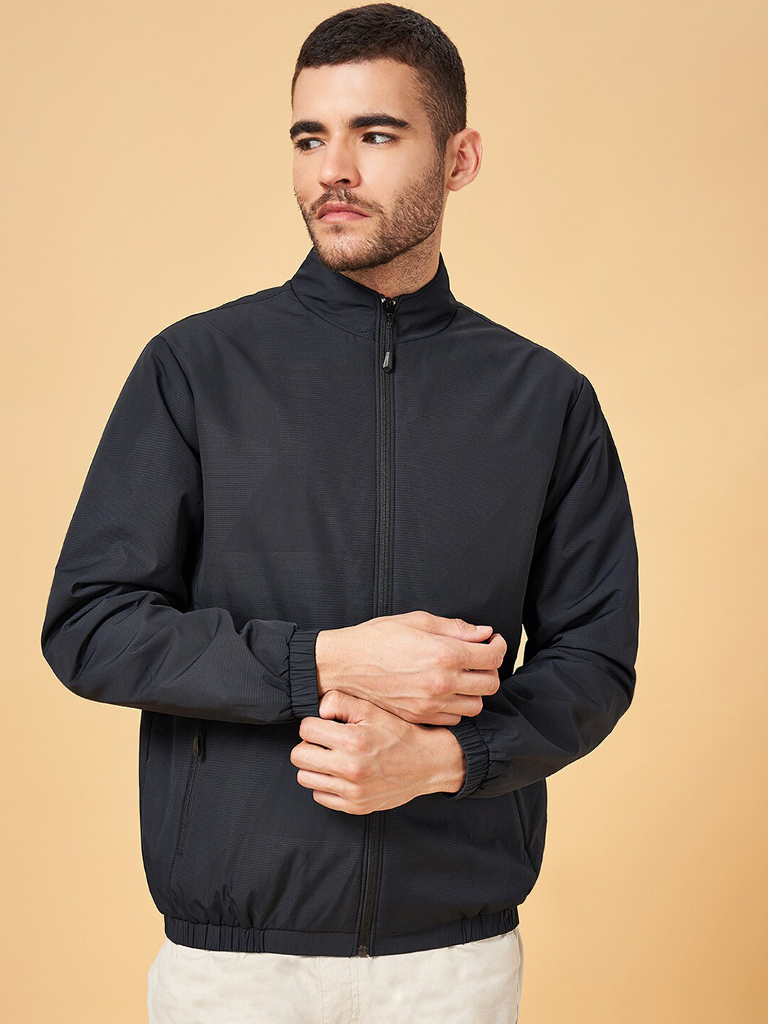 Buy Urban Ranger By Pantaloons Mock Collar Tailored Jacket - Jackets ...