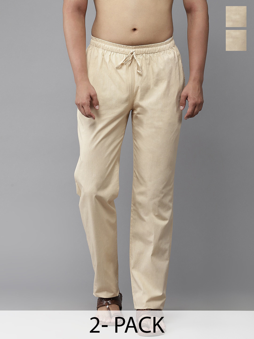 Buy See Designs Pack Of 2 Pure Cotton Pyjamas - Pyjamas for Men ...