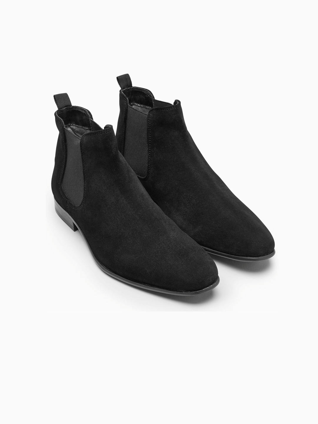 Buy NEXT Men Grey Solid Leather Mid Top Flat Boots - Boots for Men ...