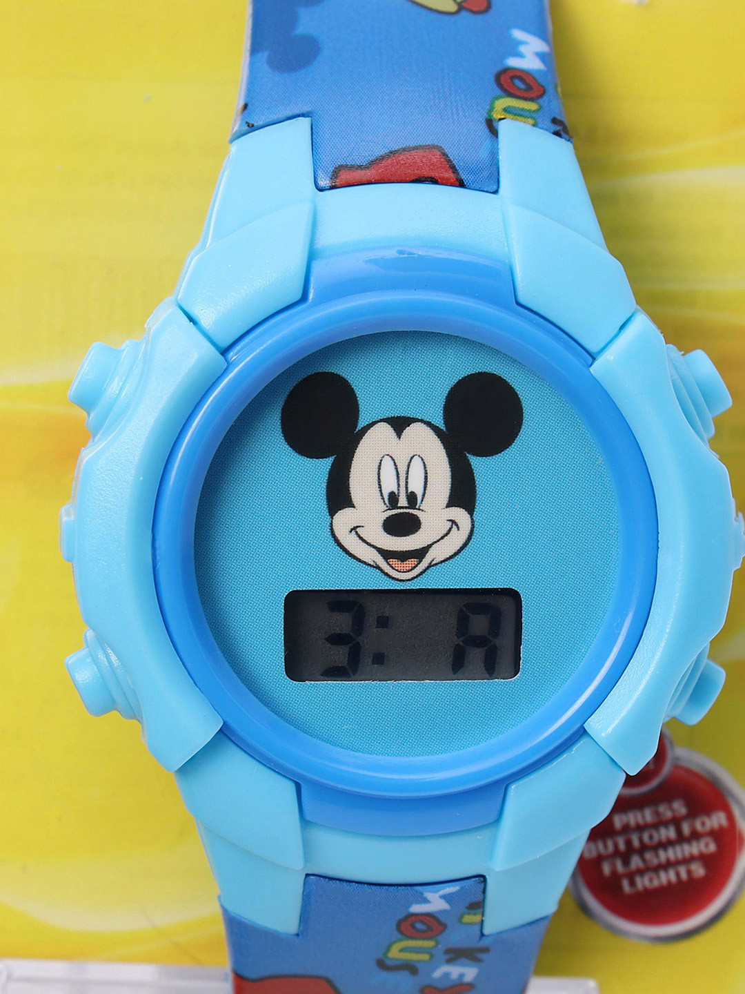 Buy Disney Kids Mickey Mouse Digital Watch With Flashing Light ...