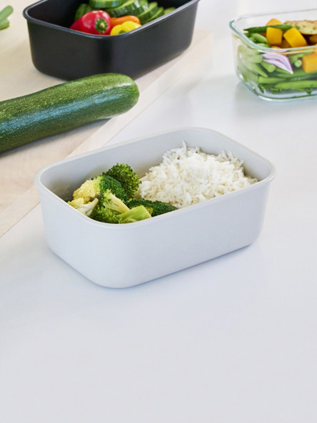 Buy Mepal EasyClip White Rectangular Food Storage Box 700 ML ...