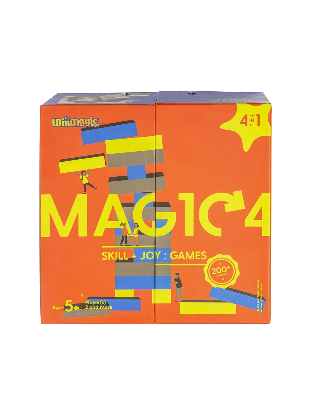 Buy MAGIC4 Kids Board Game 4 In 1 Skill N Joy - Learning And ...