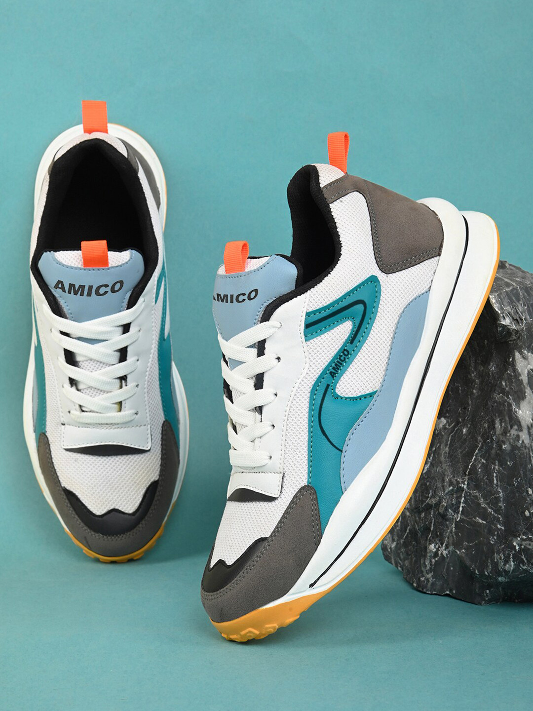 Buy AMICO Men Lace Up Running Shoes - Sports Shoes for Men 25006220 ...