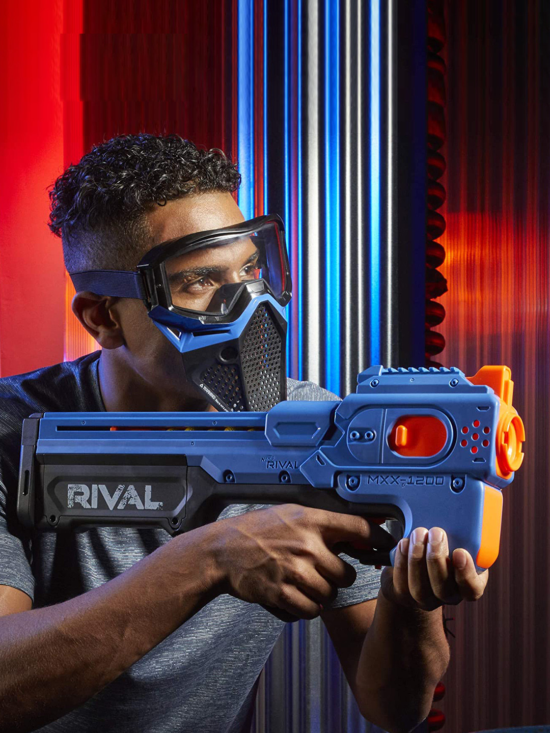 Buy NERF Boys Rival Charger Mxx 1200 Motorized Blaster 12 Round ...