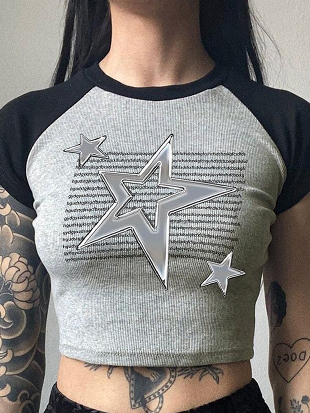 Buy Lulu And Sky Colourblocked High Neck Crop Top Tops For Women