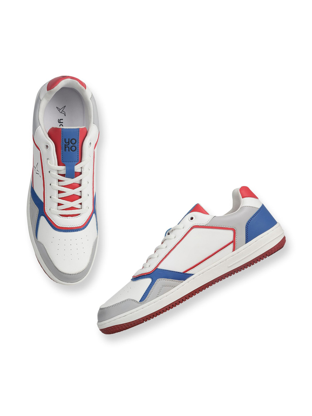 Buy Yoho Men Mid Top Colourblocked Lightweight Memory Foam Insole ...