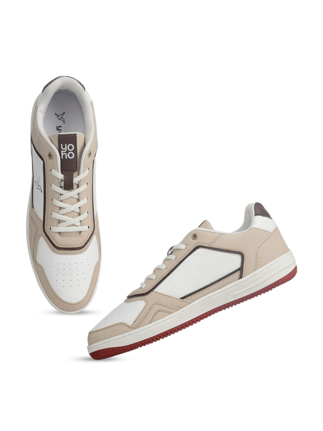 Buy Yoho Men Mid Top Colourblocked Lightweight Memory Foam Insole ...