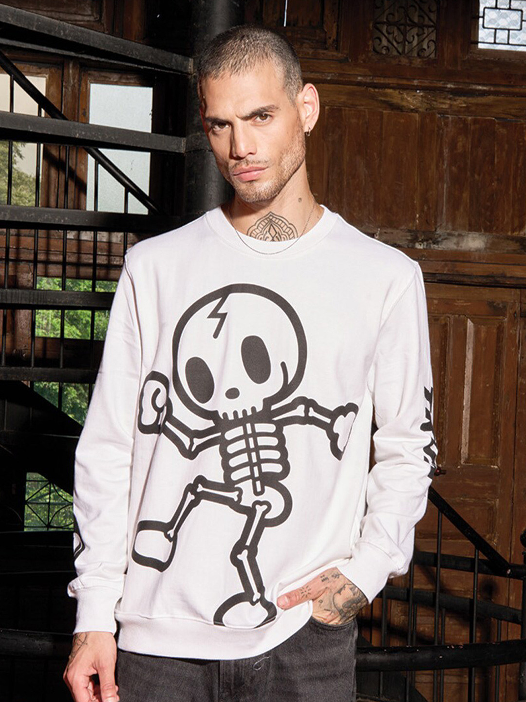 Buy Bonkers Corner Graphic Printed Cotton Sweatshirt - Sweatshirts for ...