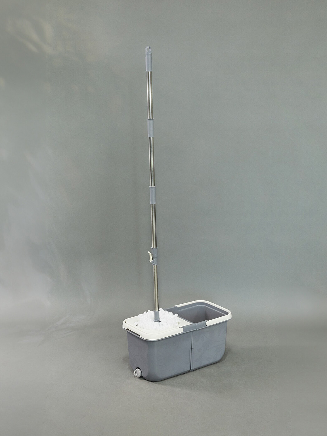 Buy Home Centre Grey & White Twin Tub Rotating Mop Set - Bathroom ...