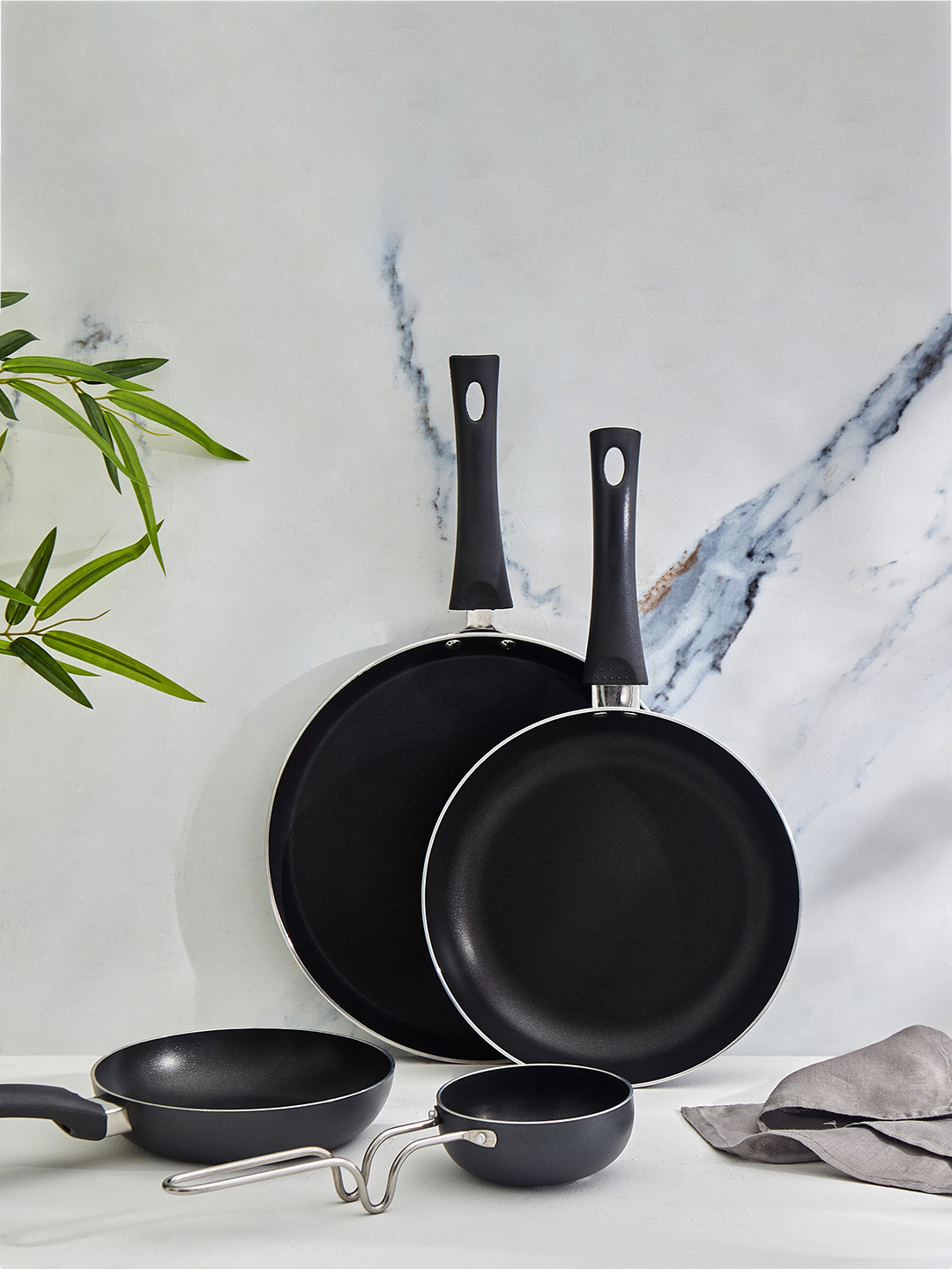 Buy Home Centre Fiona Sebron Black Aluminium Dosa Tawa - Cookware for ...