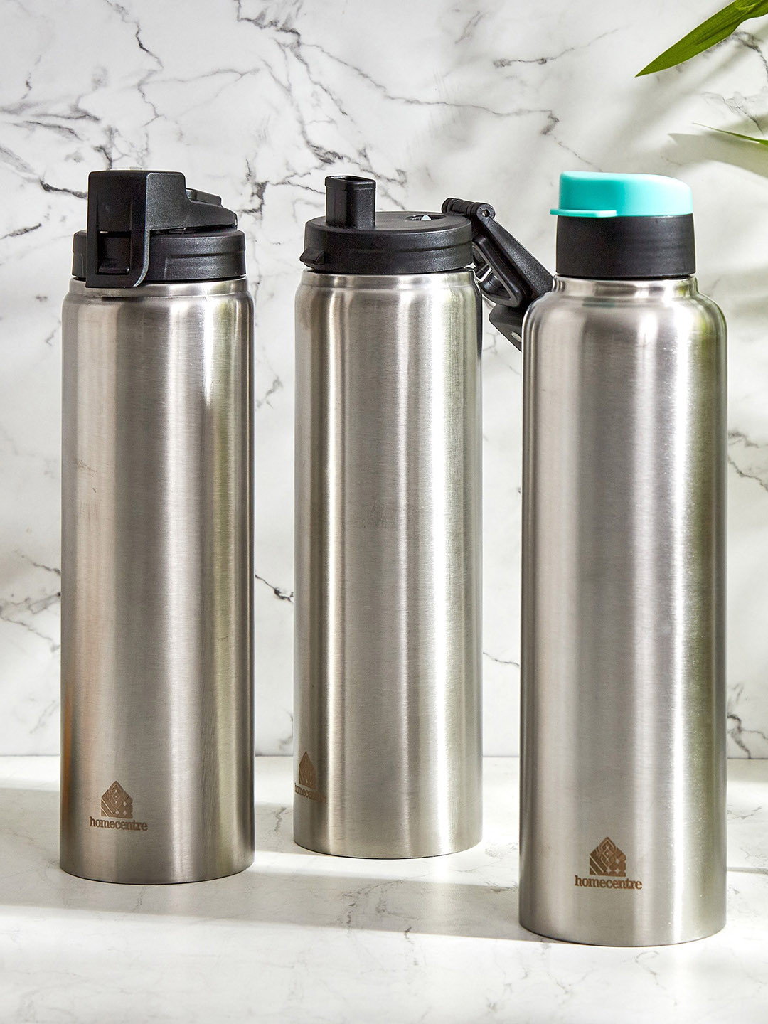 Buy Home Centre Infinity Amanzi Silver Toned 2 Pcs Stainless Steel ...
