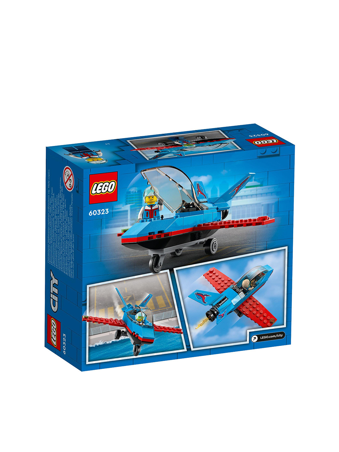 Buy LEGO City Stunt Plane 60323 Building Kit (59 Pieces) - Construction ...