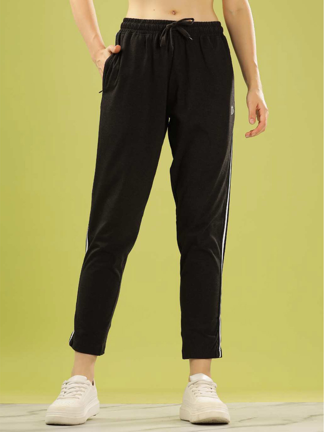 Buy Dollar Women Rapid Dry Slim Fit Pure Cotton Track Pants - Track ...