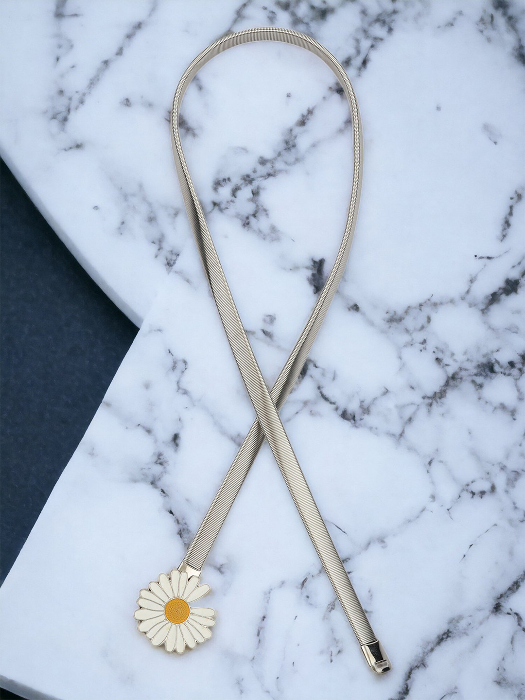 Buy DressBerry Women Silver Toned Metal Spring Belt - Belts for Women ...