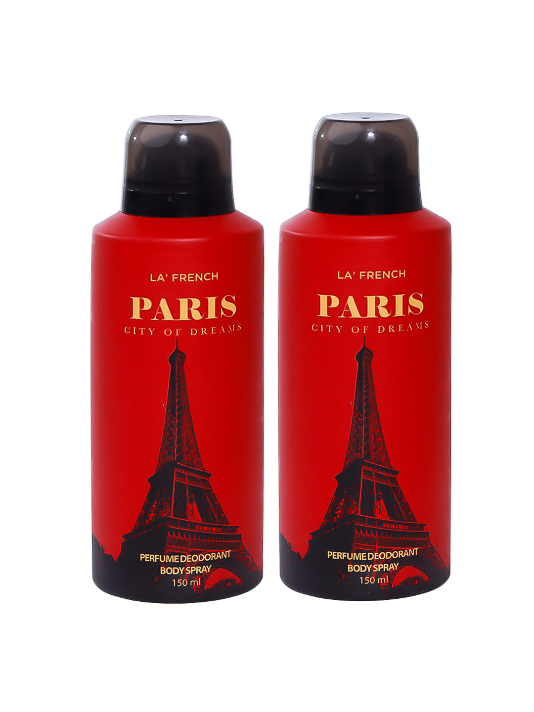 Buy La French Set Of 2 Paris City Of Dreams Perfumed Deodorant Body ...
