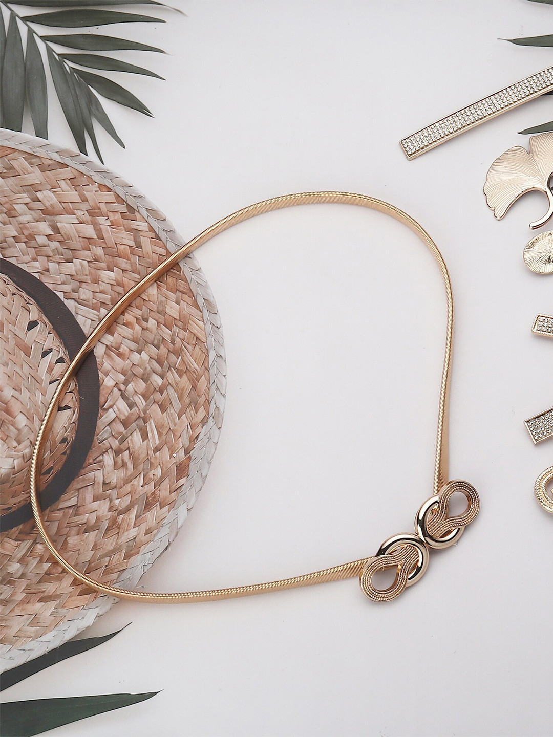 Buy DressBerry Women Metal Interlock Belt - Belts for Women 25036372 ...