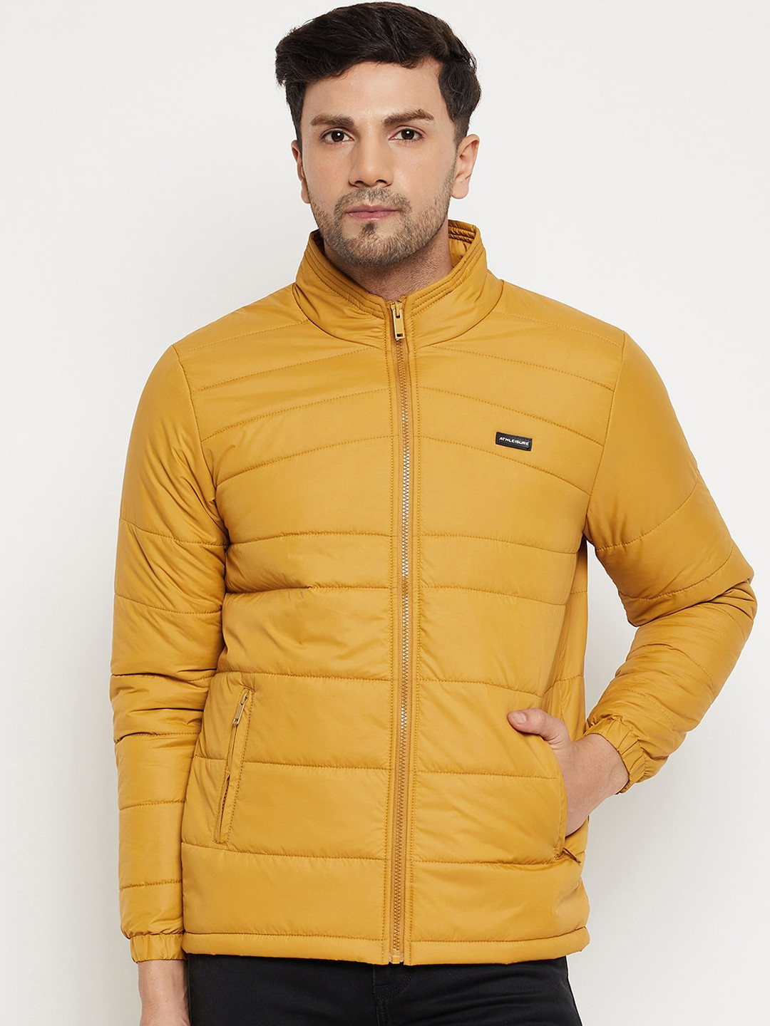 Buy BETTER THINK Mock Collar Lightweight Puffer Jacket - Jackets for ...