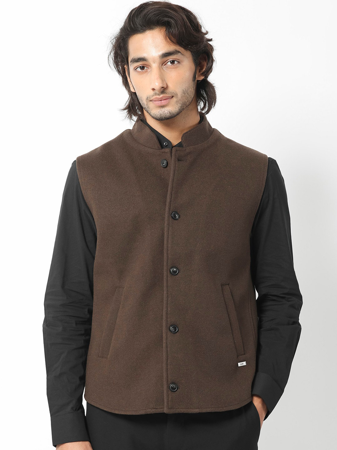 Buy RARE RABBIT Men Thermo Tailored Fit Mandarin Collar Jackets - Nehru ...