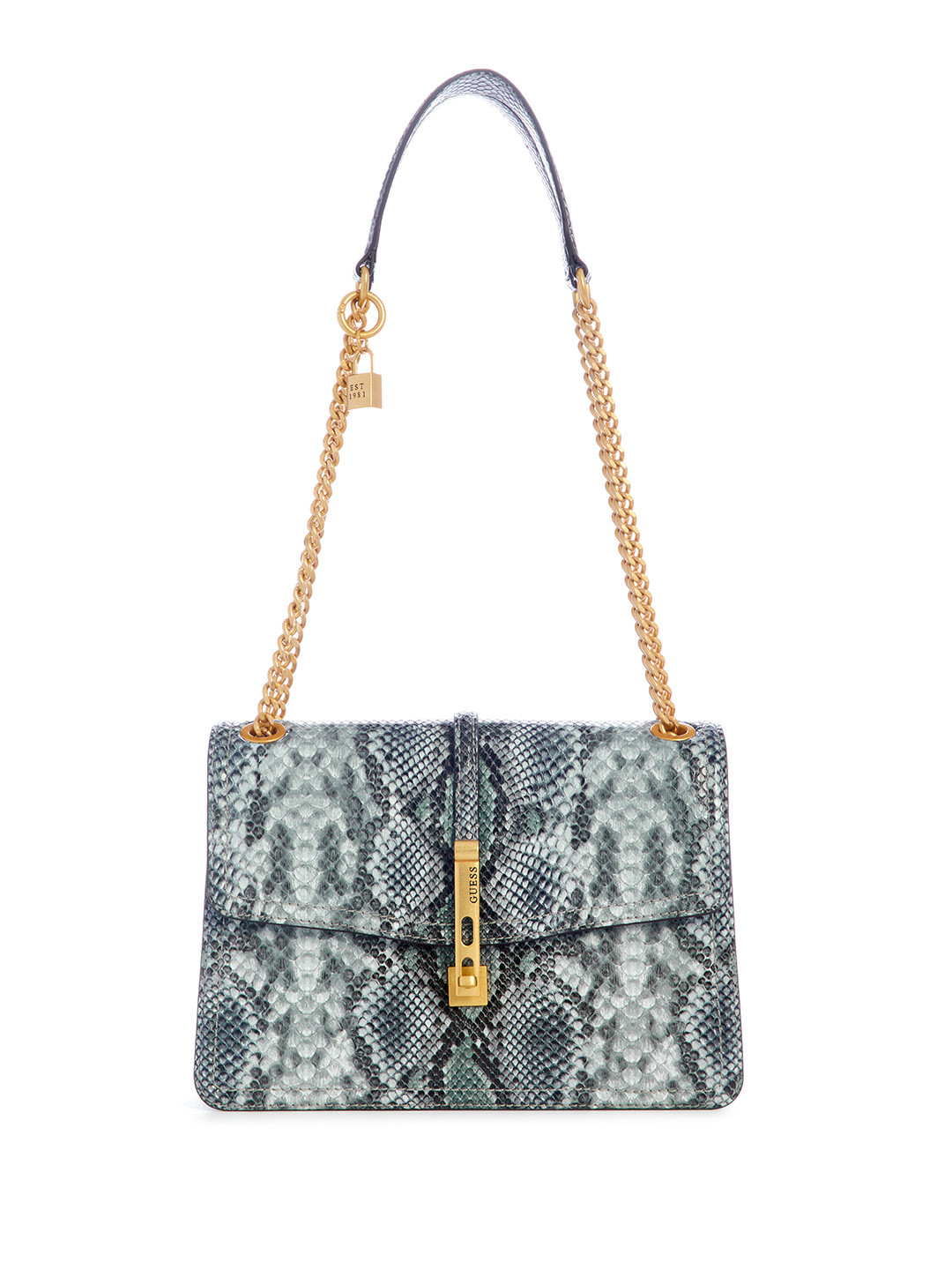 Buy GUESS Snake Skin Textured Structured Sling Bag - Handbags for Women ...