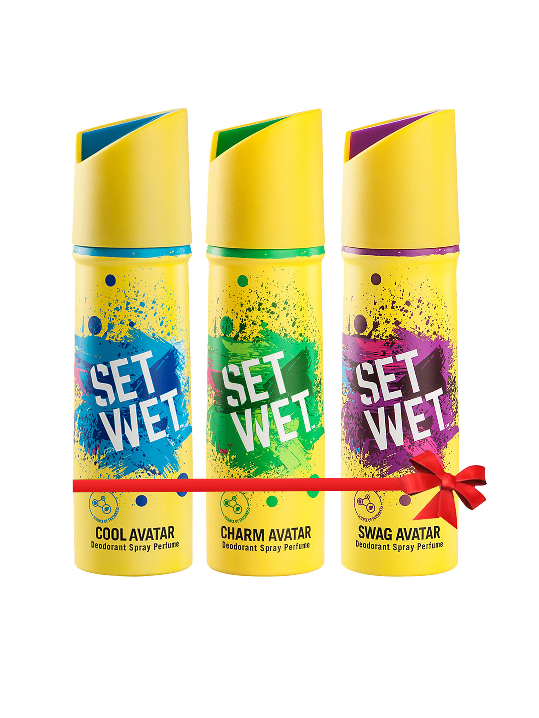 Buy Set Wet Pack Of 3 Deodorant Spray Perfumes - Deodorant for Men ...