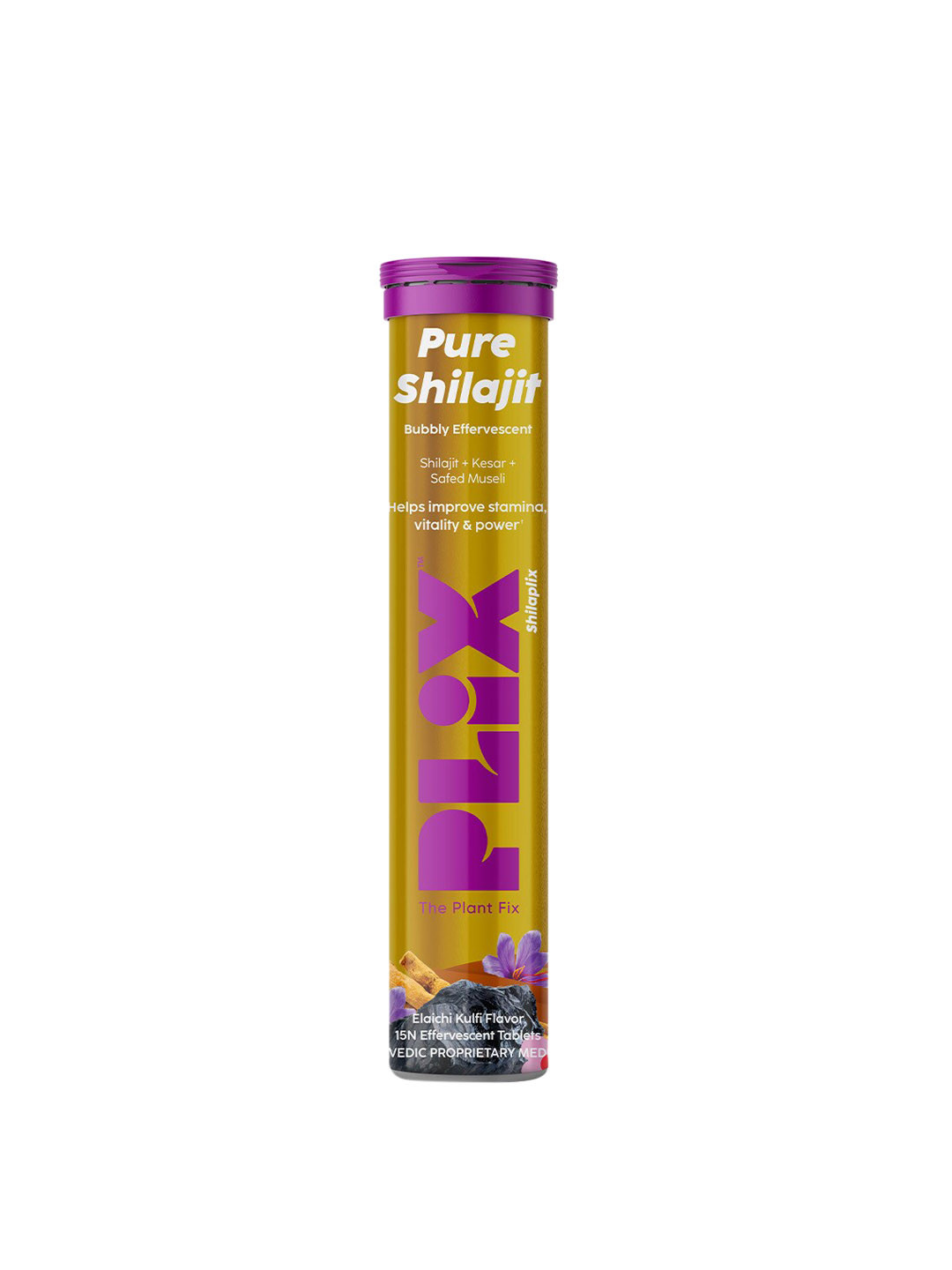 Buy PLIX THE PLANT FIX Pure Shilajit Supplement 15 Tablets Kulfi ...