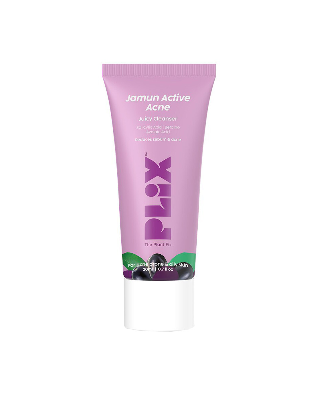 Buy PLIX THE PLANT FIX Jamun Active Acne Face Wash For Oil Control 20ml ...