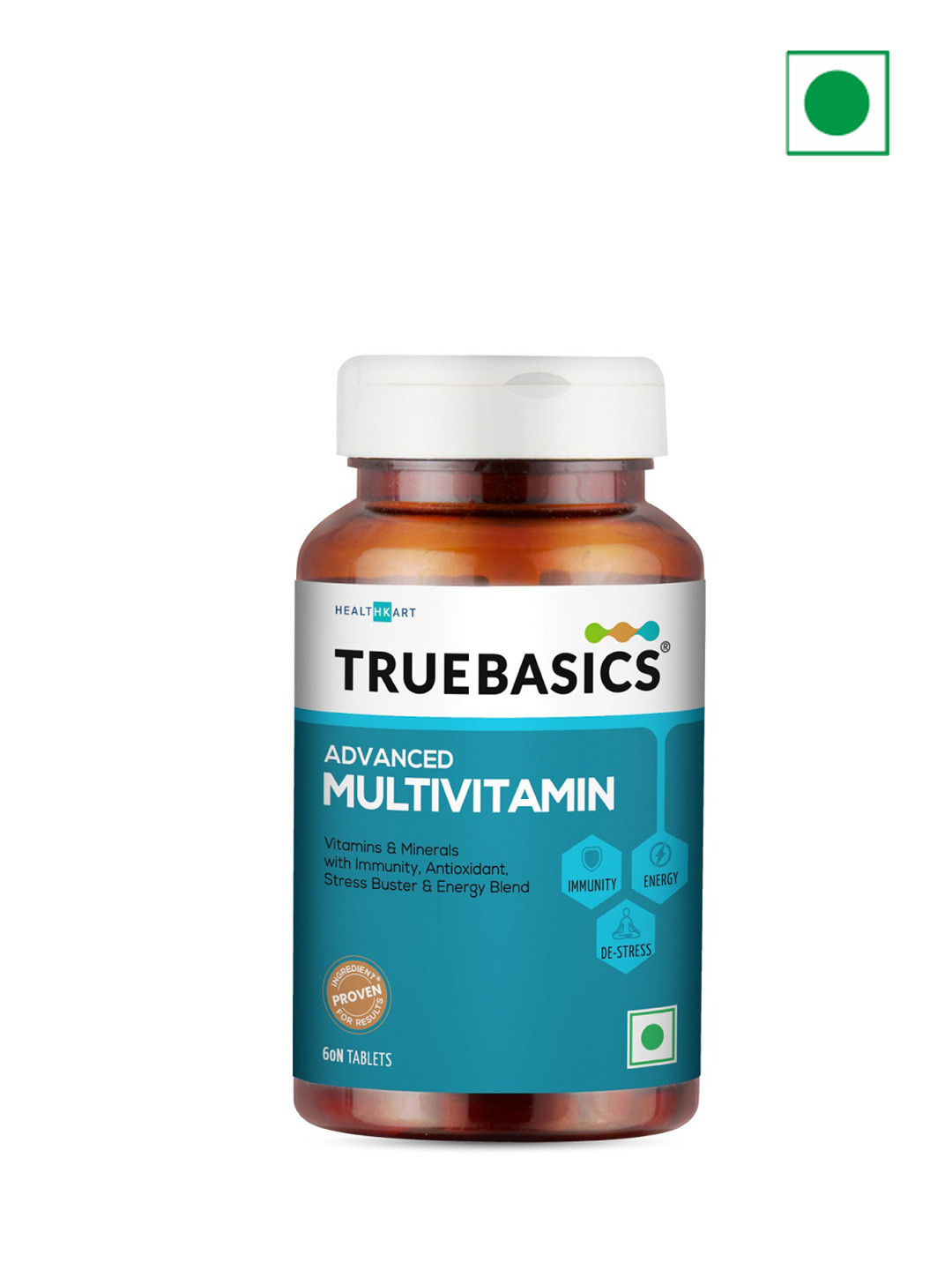 Buy TrueBasics Advanced Multivitamin 60 Tablets - Multivitamins for ...