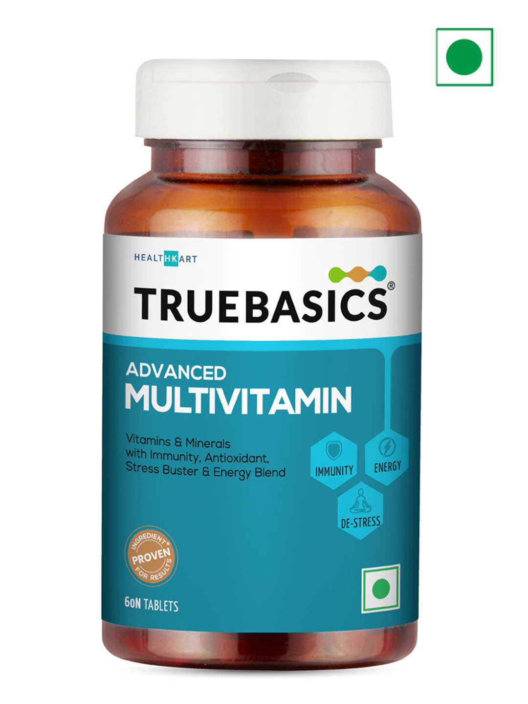 Buy TrueBasics Advanced Multivitamin 60 Tablets - Multivitamins for ...