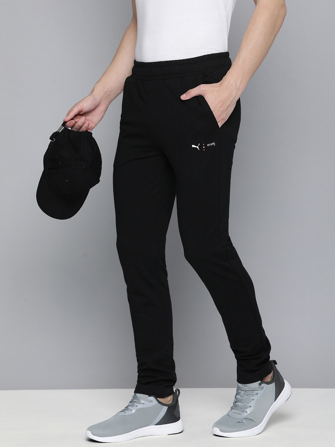 Buy One8 X PUMA Men Slim Fit Graphic OH Mid Rise Track Pants - Track ...