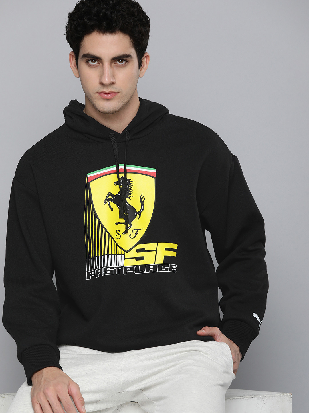 Buy PUMA Motorsport Scuderia Ferrari Race CBS Motorsport Hooded ...