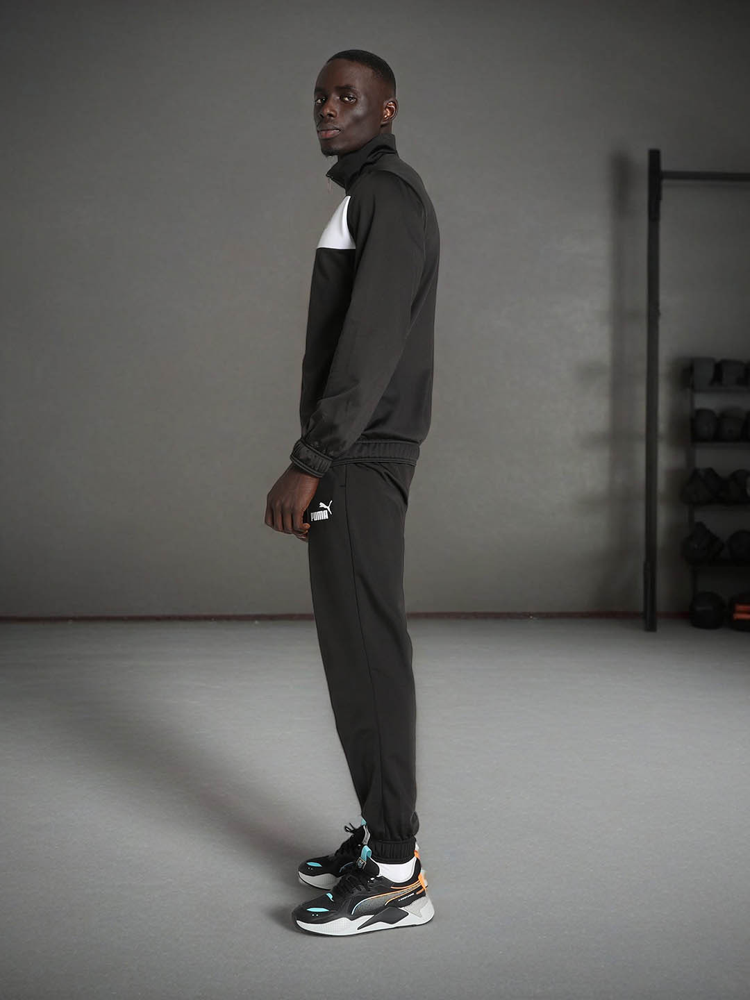 Buy Puma Men Cl Jacket & Joggers Tracksuits - Tracksuits for Men ...