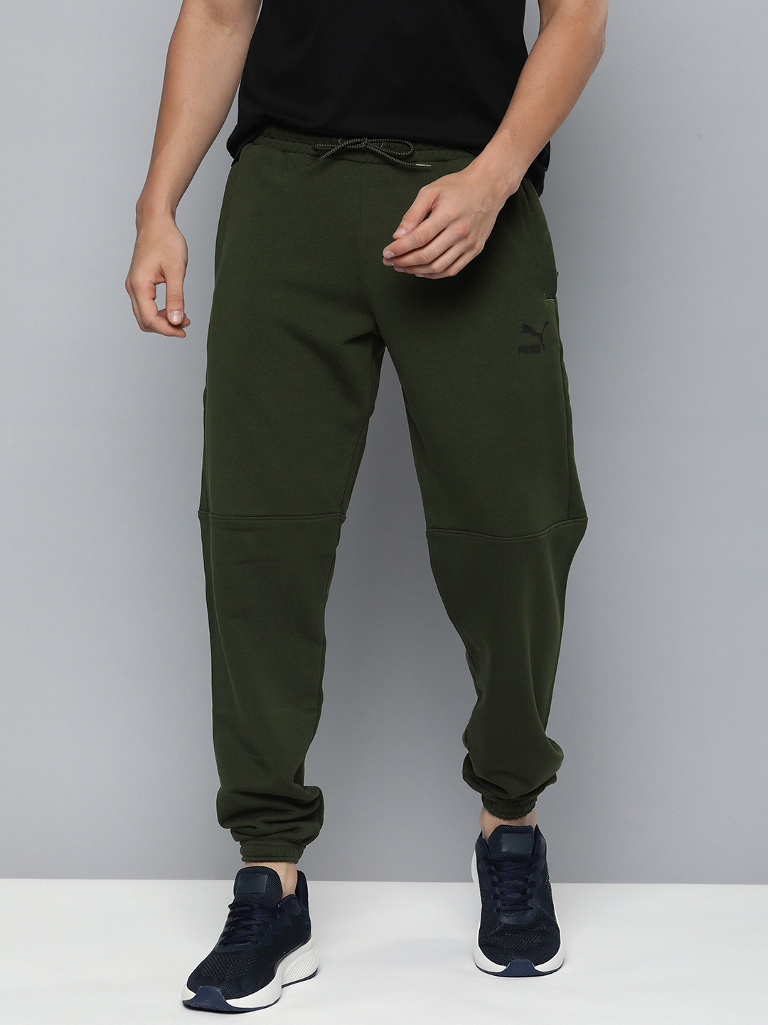 Buy Puma Men Pure Cotton Classic Utility Joggers - Track Pants for Men ...