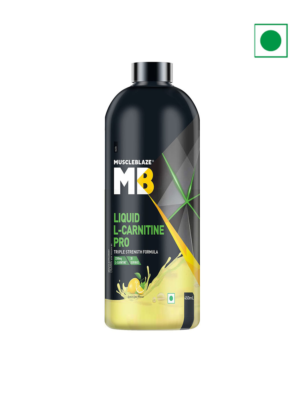 Buy MuscleBlaze Liquid L Carnitine Pro Triple Strength Formula 450ml ...