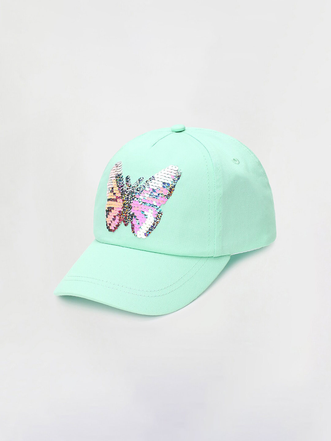 Buy Max Girls Self Design Pure Cotton Baseball Cap - Caps for Girls ...