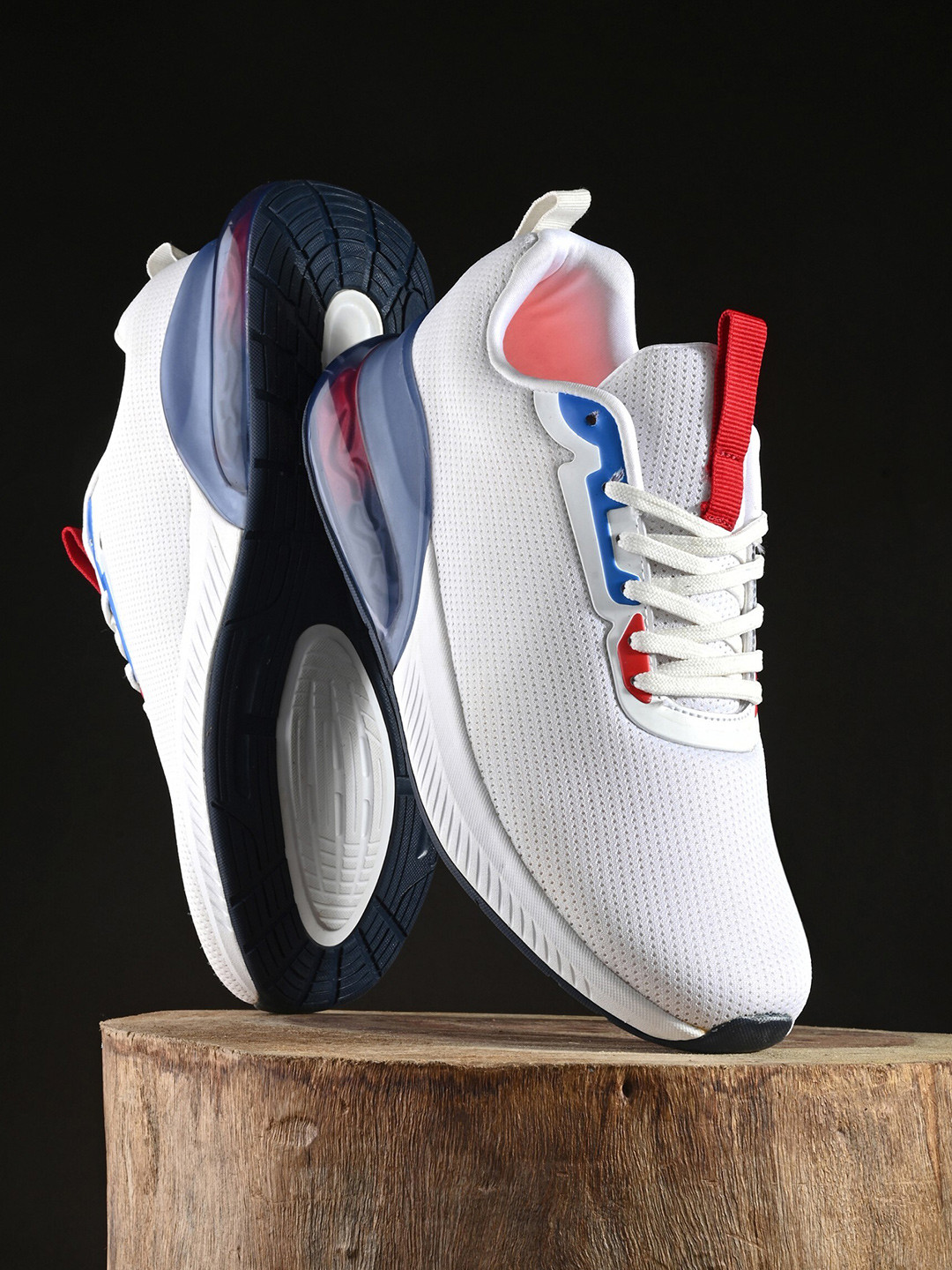 Buy HRX By Hrithik Roshan Men White & Red Lace Up Running Shoes ...