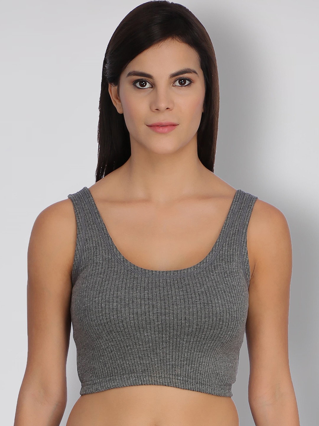 Buy SELFCARE Ribbed Crop Thermal Top - Thermal Tops for Women 25079126 ...