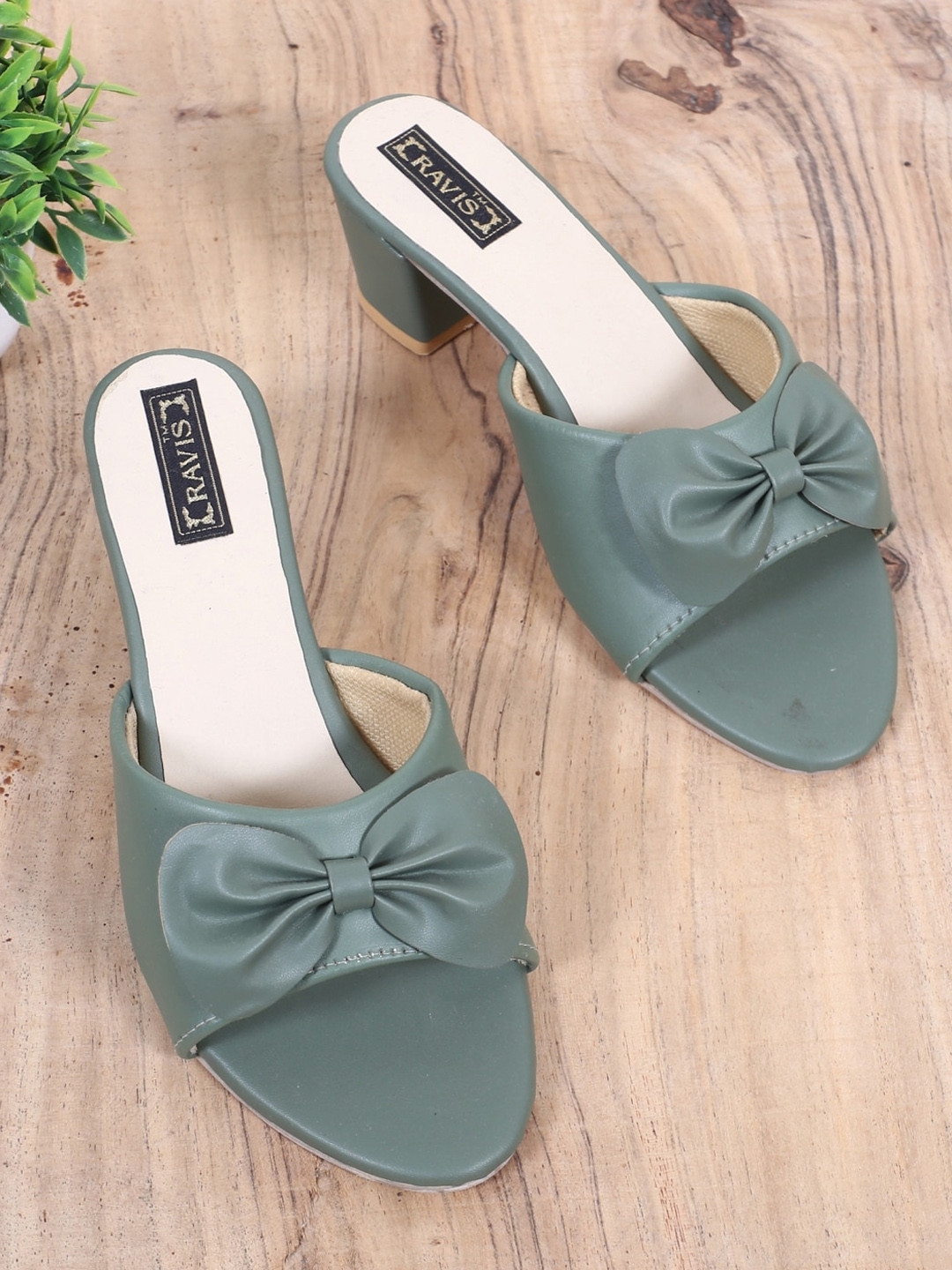 Buy Ravis Bow Embellished Block Heels - Heels for Women 25081944 | Myntra