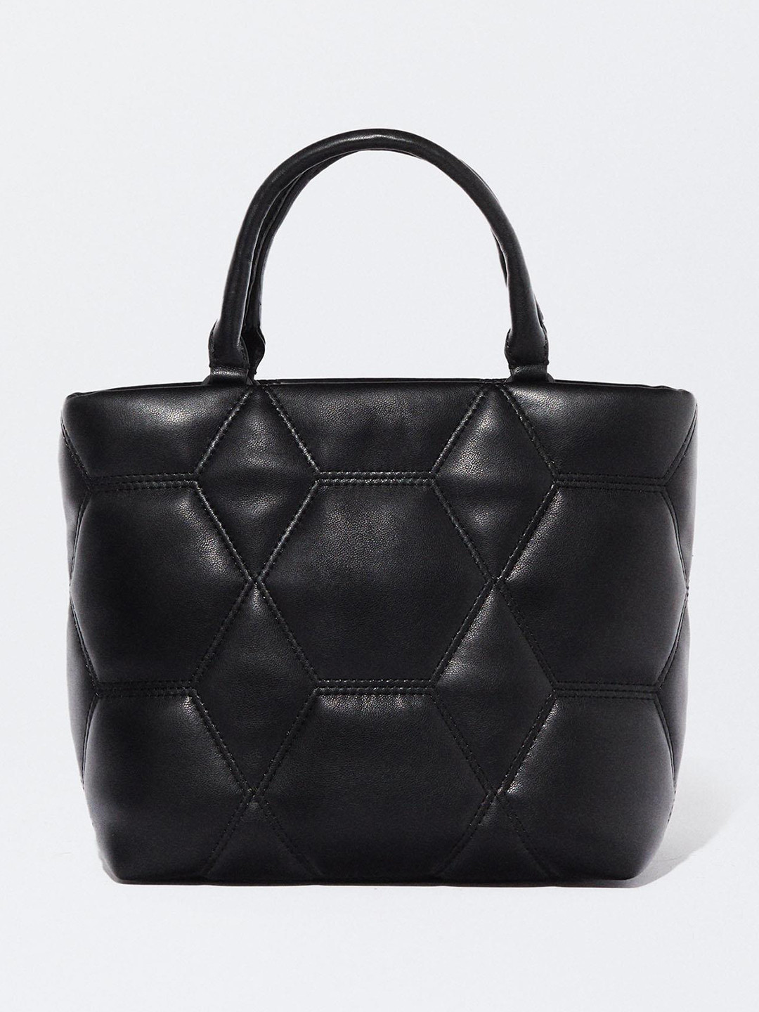 Buy PARFOIS Quilted Structured Handheld Bag - Handbags for Women ...