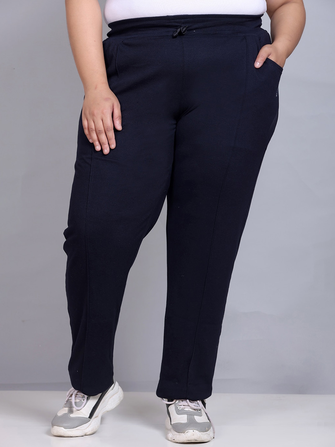 Buy Cupid Plus Size Cotton Trackpants Track Pants For Women 25093770