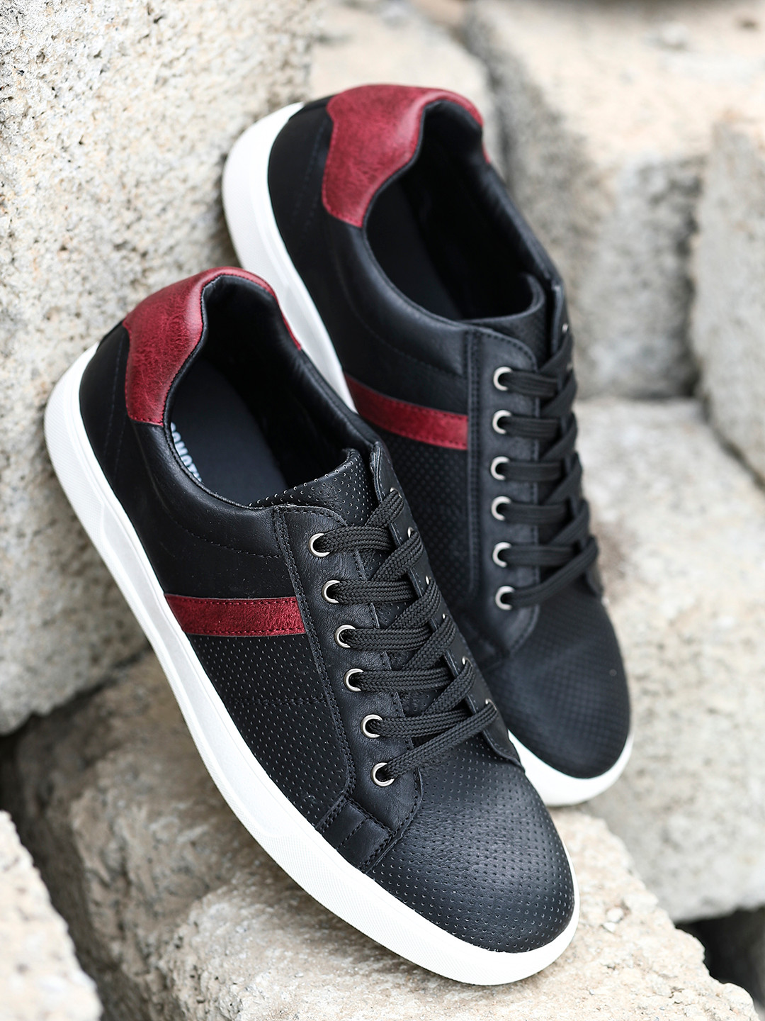 Buy LOCOMOTIVE Men Black Driving Shoes - Casual Shoes for Men 2509751 ...