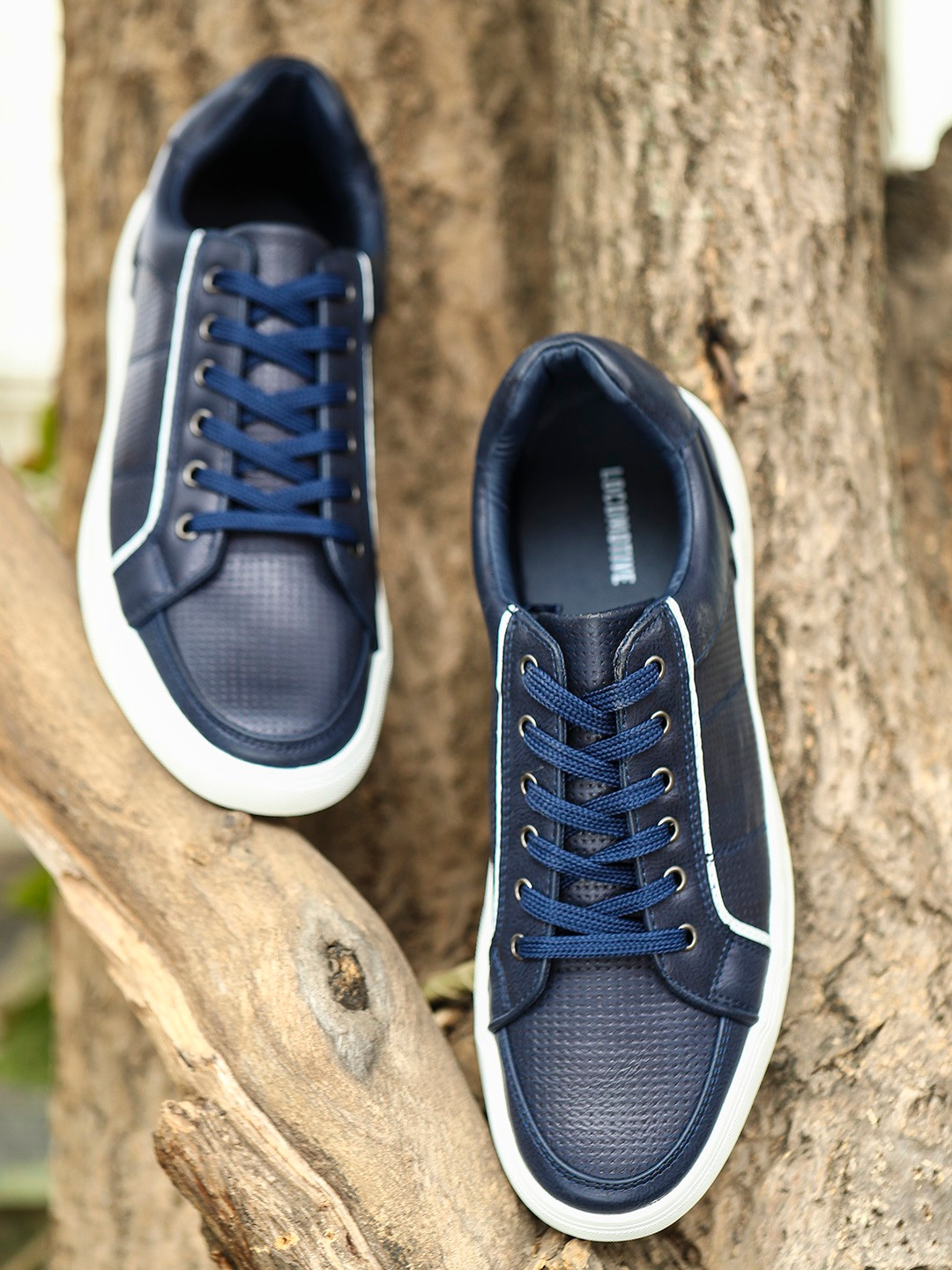 Buy LOCOMOTIVE Men Navy Blue Sneakers - Casual Shoes for Men 2509803 ...