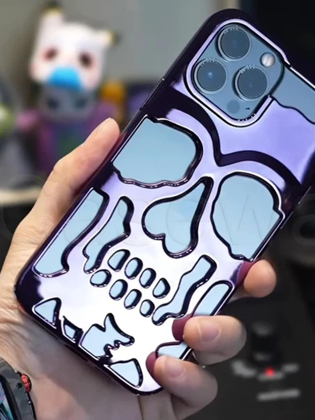 Buy TREEMODA Electroplated Skull IPhone 11 Back Case - Mobile ...