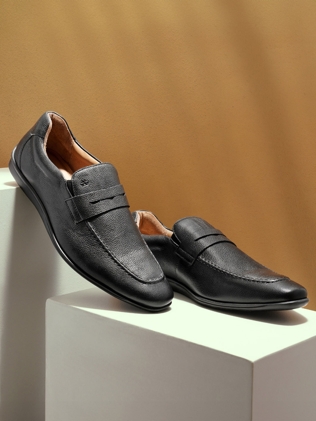 Buy Arrow Men Leather Formal Penny Loafers - Formal Shoes for Men ...