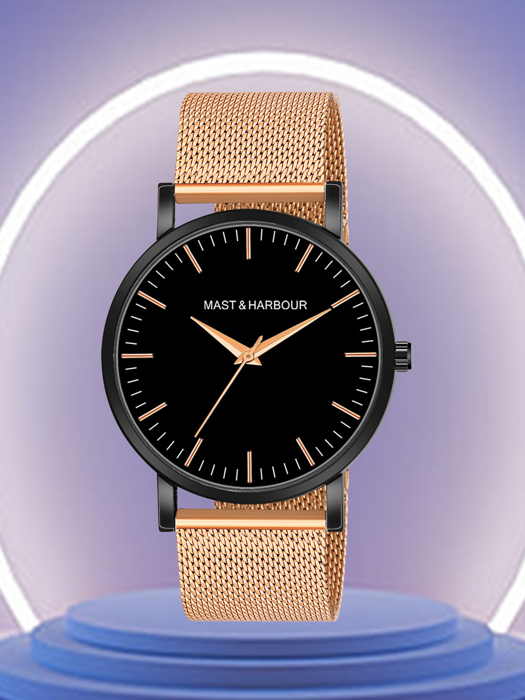 Buy Mast & Harbour Men Water Resistance Stainless Steel Analogue Watch ...