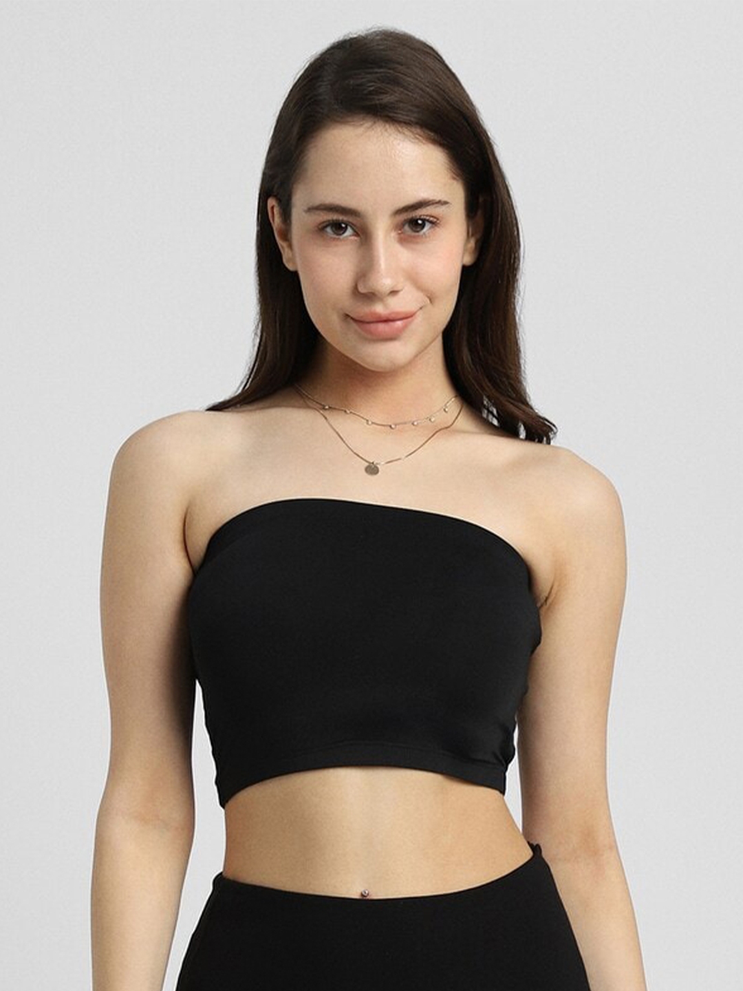 Buy Forever 21 Strapless Tube Crop Top Tops For Women 25107804 Myntra