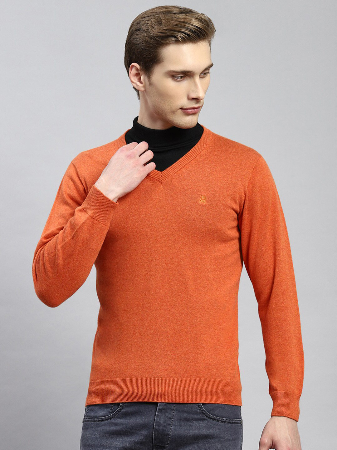 Buy Monte Carlo Men Rust Pullover - Sweaters for Men 25108268 | Myntra