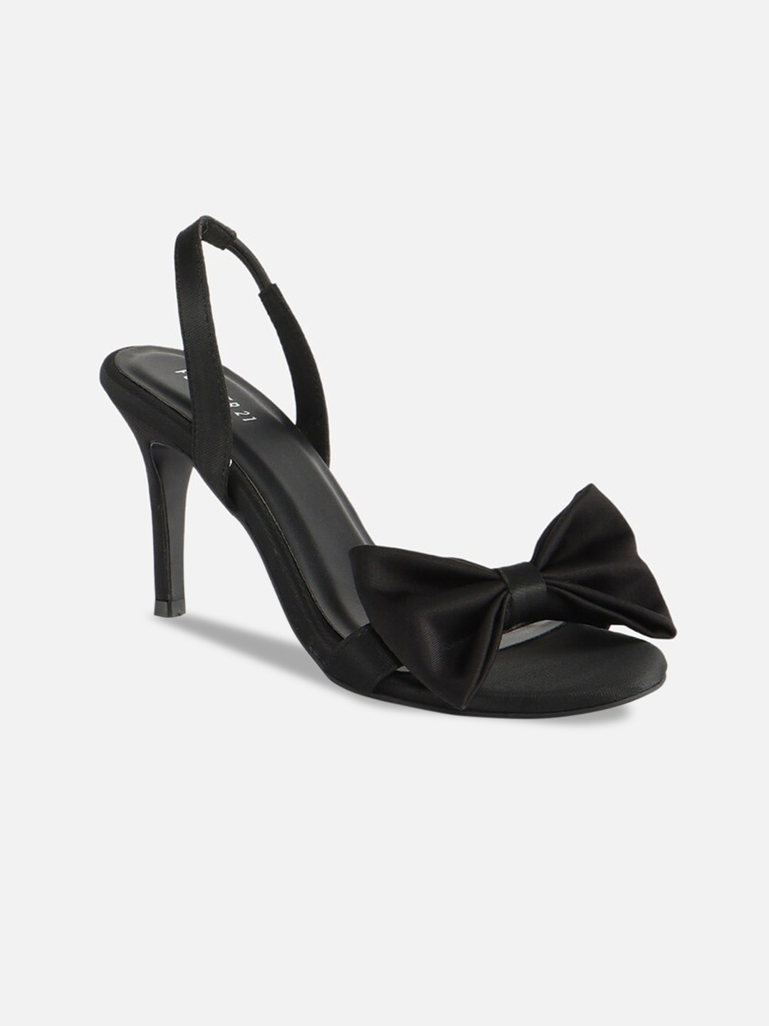 Buy FOREVER 21 Slim Bows Heels With Backstrap - Heels for Women ...