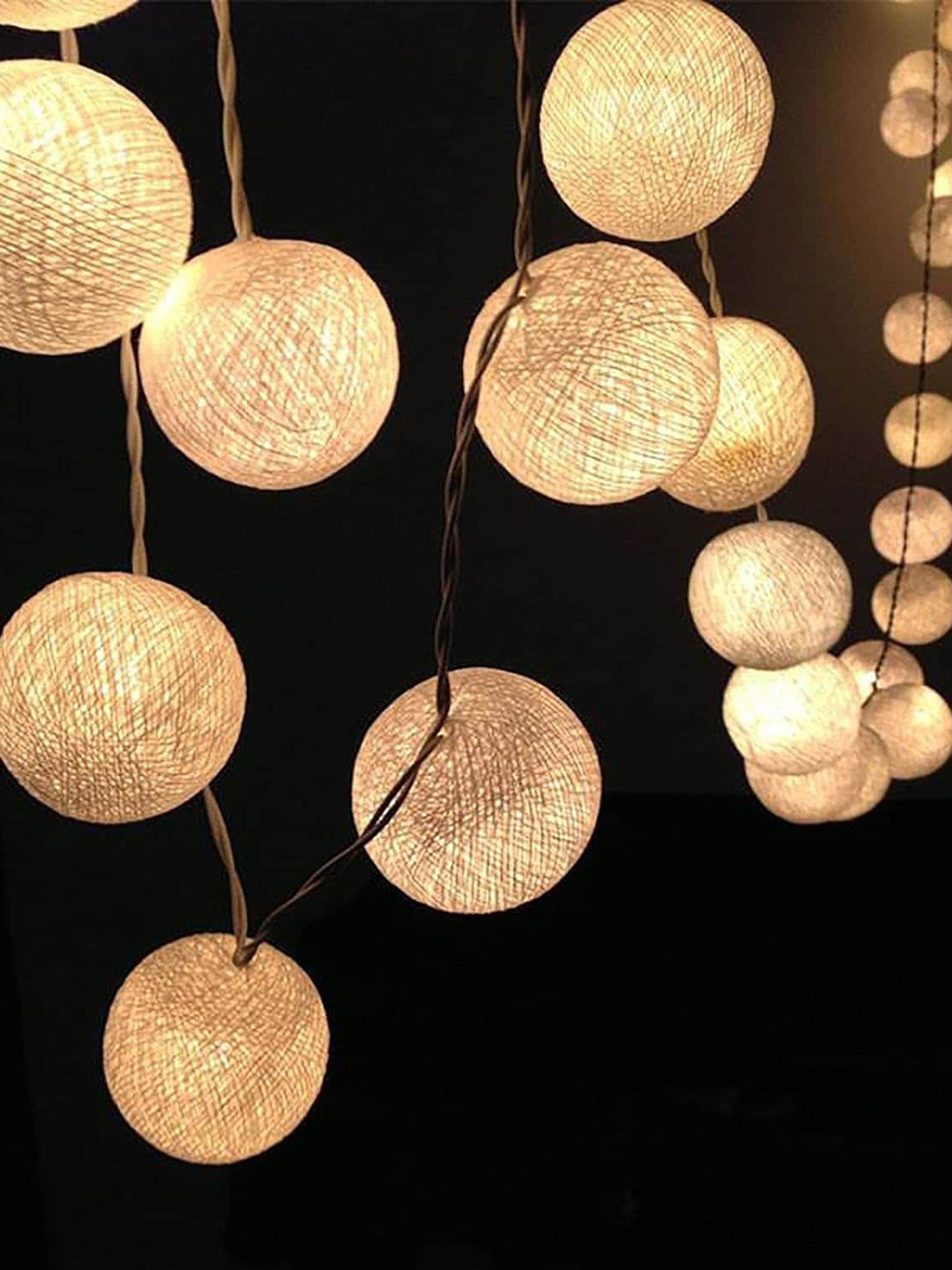 Buy Ascension Warm White Ball Shaped String Lights - String Lights for ...