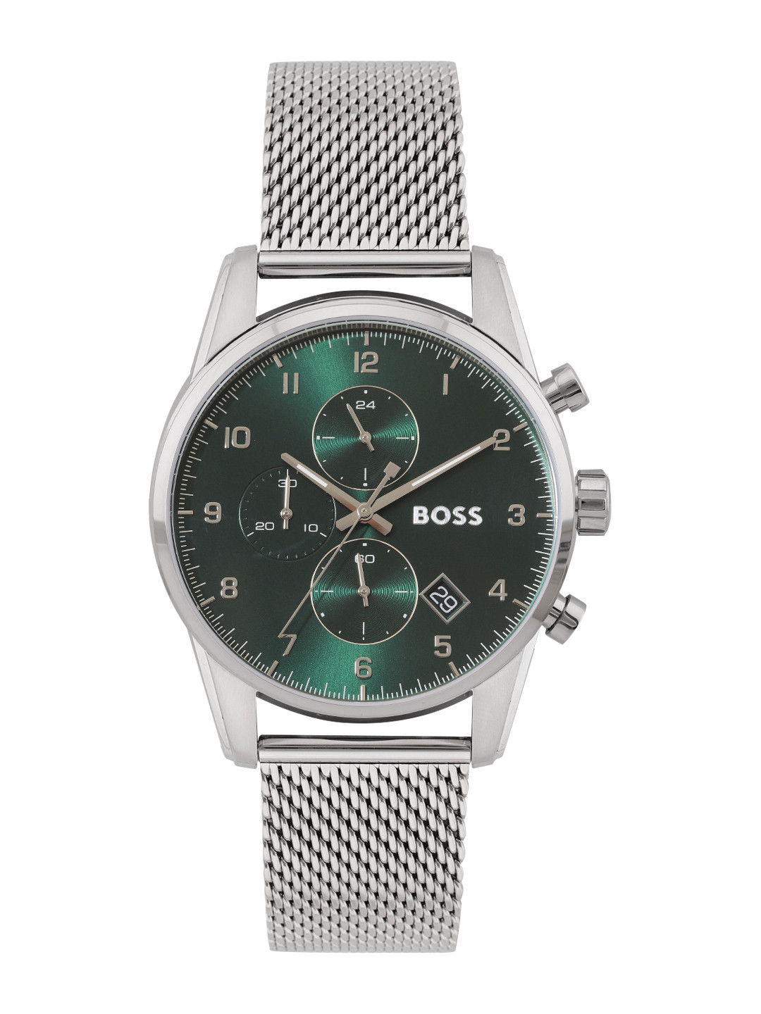 Buy Hugo Boss Men Skymaster Stainless Steel Bracelet Style Chronograph ...